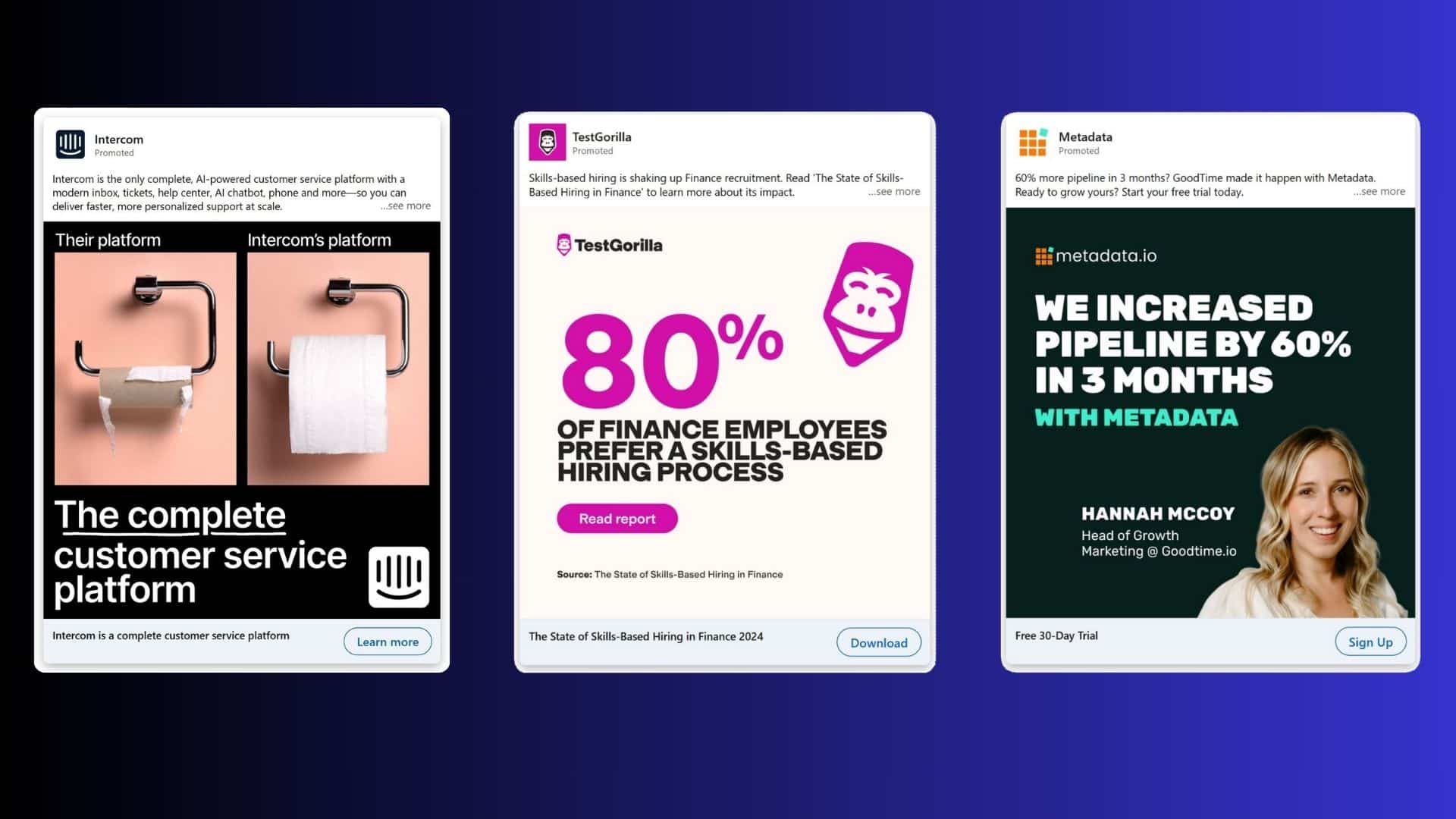 Best LinkedIn SaaS Ads: Examples For Your Campaigns - Maxiality B2B SaaS Authority Marketing